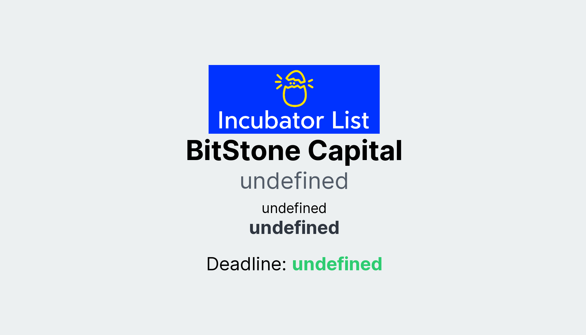 BitStone Capital - Key Information